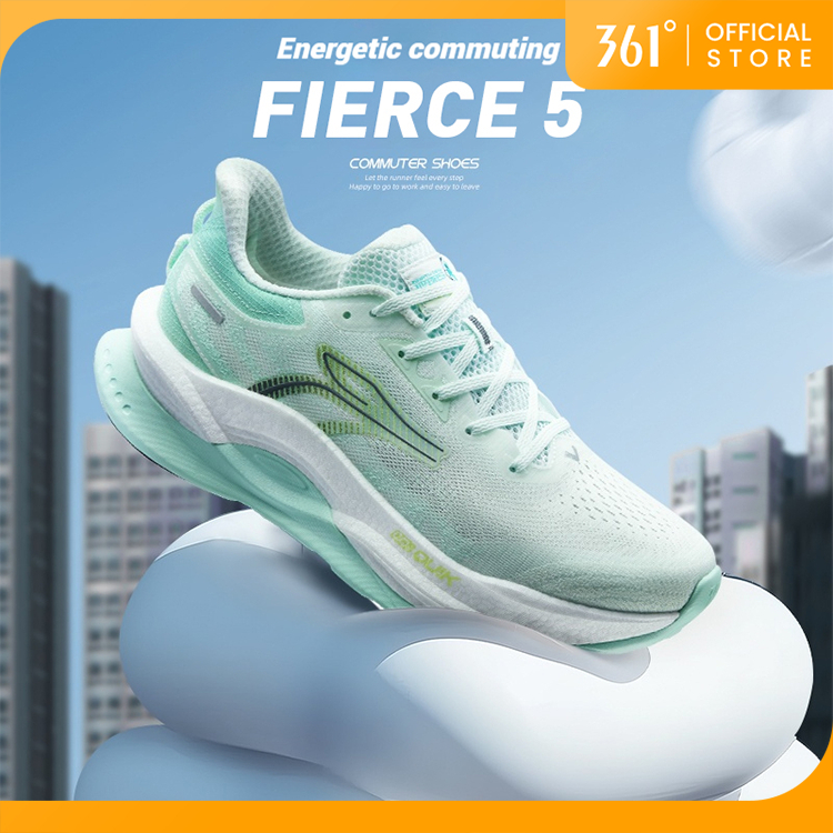 【Wide】361 Degrees Fierce 5.0丨2Eรองเท้าวิ่งชายแบบหน้ากว้าง ระบายอากาศได้ ...