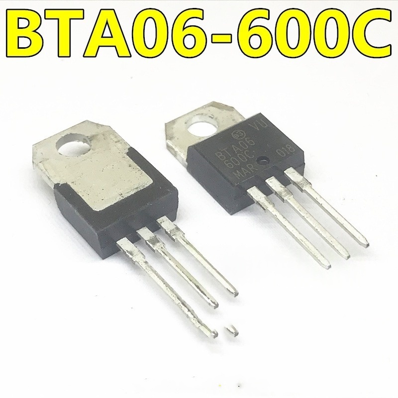 ซิลิคอนควบคุมสองทาง BTA06-600C 6A 600V TO-220 ชิป | Shopee Thailand