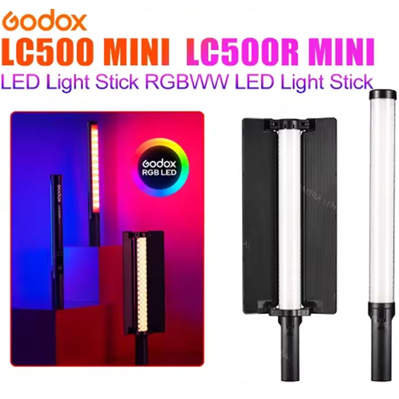 Godox LC500 Mini Bi-Color / LC500R Mini RGB Full Color 2500K-8500K มือ ...