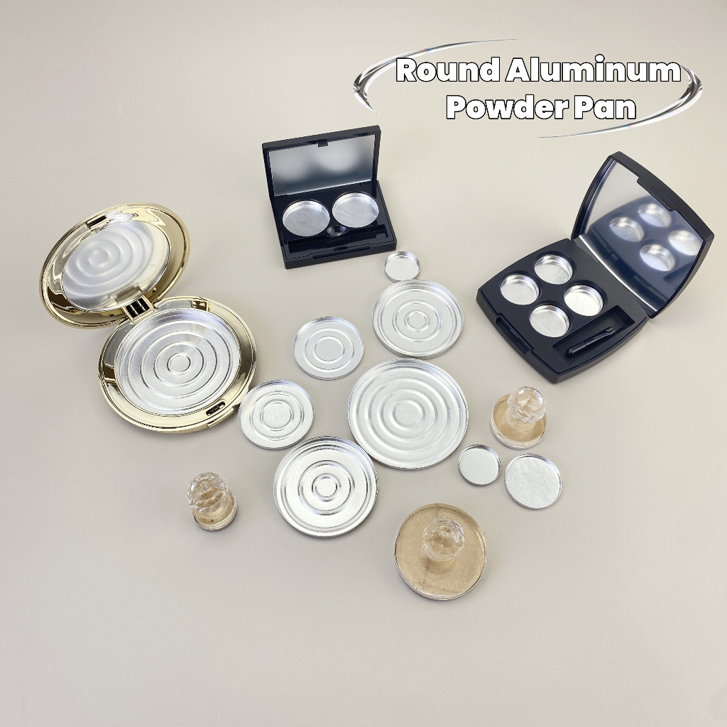 รอบแป้งฝุ่นเปลี่ยนแผ่นอลูมิเนียมคอลเลกชัน DIY Pressed Powder กด ...