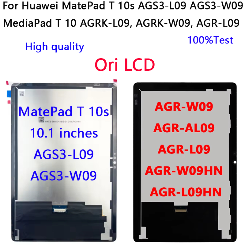 Ori จอแสดงผล LCD สําหรับ Huawei MatePad T10 T10s AGR-L09 AGR-W09 AGR ...