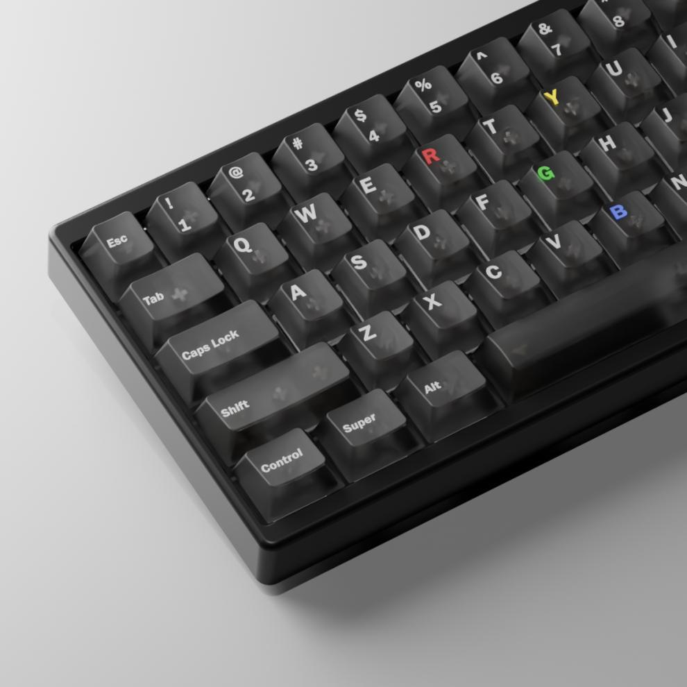 Misty Transparency Keycaps ABS Cherry Profile Keycap Custom Keycaps ใช้ ...