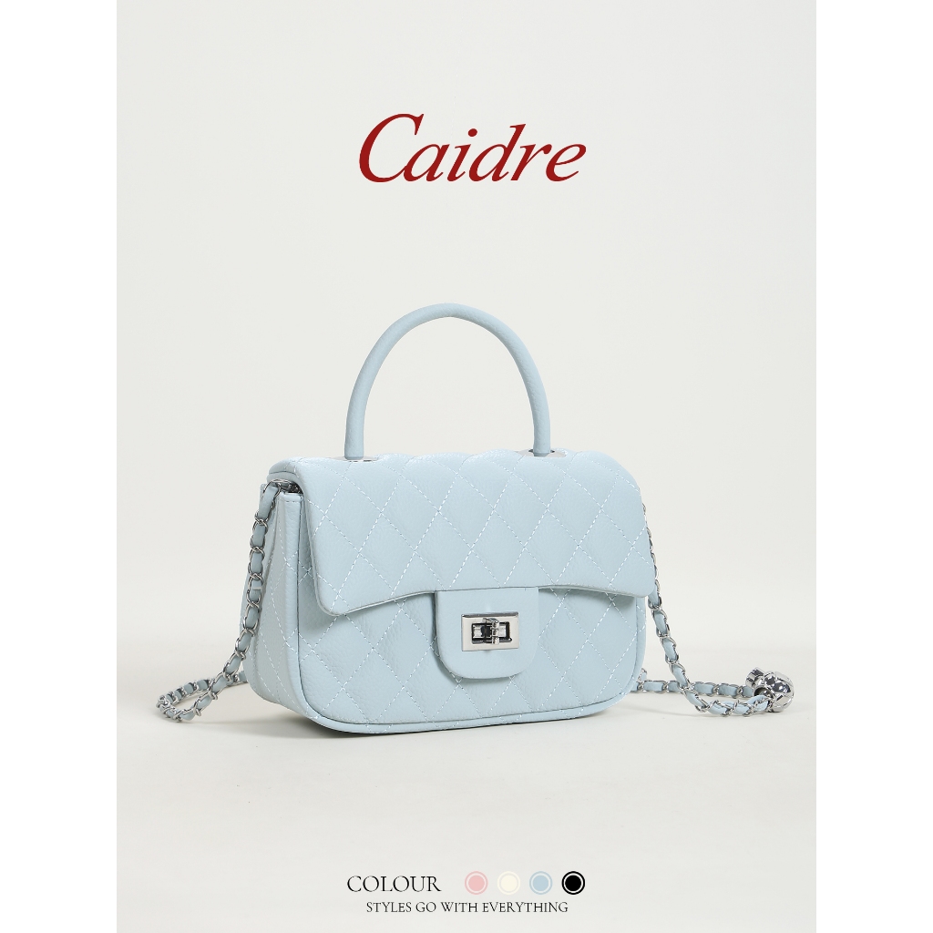 Caidre Diamond Chain Bag สายสะพาย Crossbody สีดีไซน์เล็กกะทัดรัด เหมาะ ...