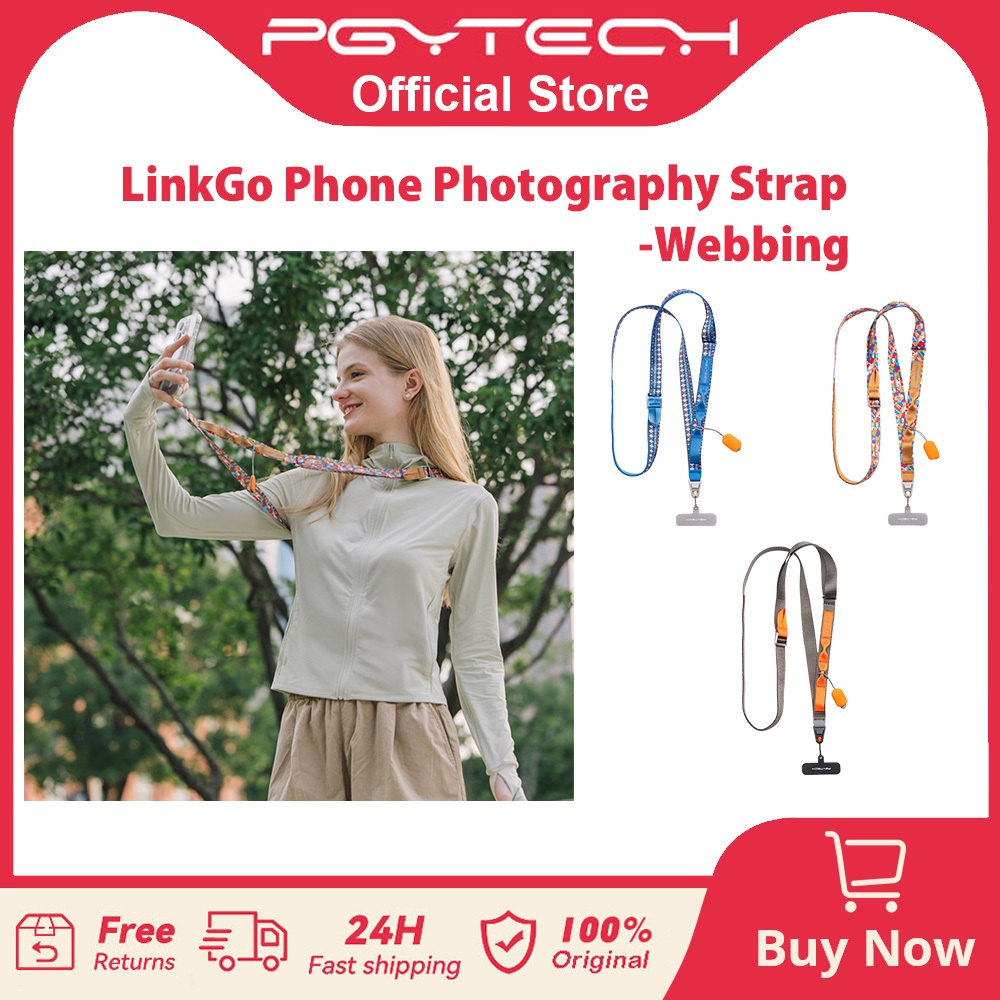 【ร้านค้าอย่างเป็นทางการ】สายคล้องโทรศัพท์ PGYTECH LinkGo สำหรับถ่ายภาพ ...