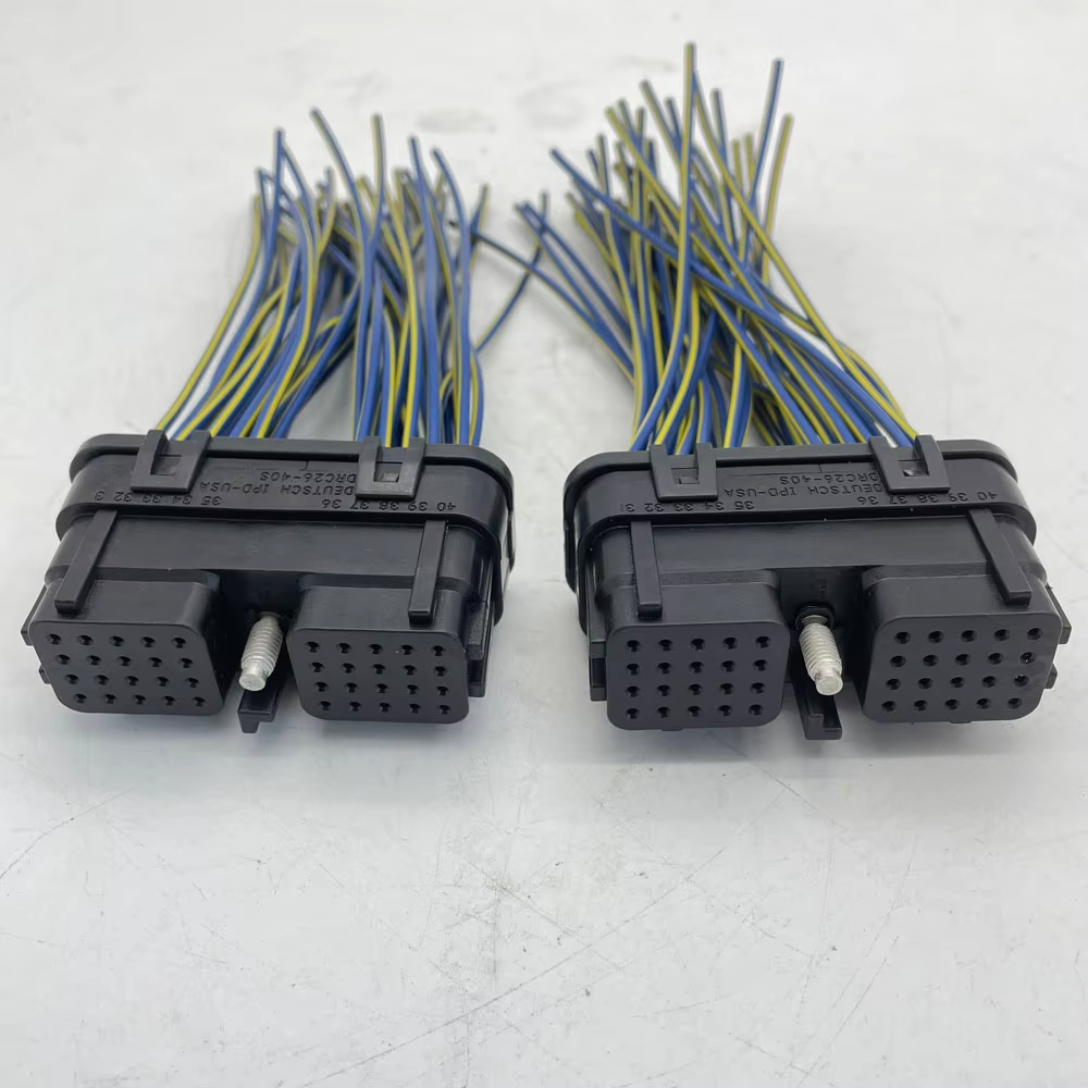 DRC26-40SA 40 Pin Deutsch Connector DRC26-40SB R220LC-9S คอมพิวเตอร์บอร์ดควบคุมปลั๊กกันน้ํา ...