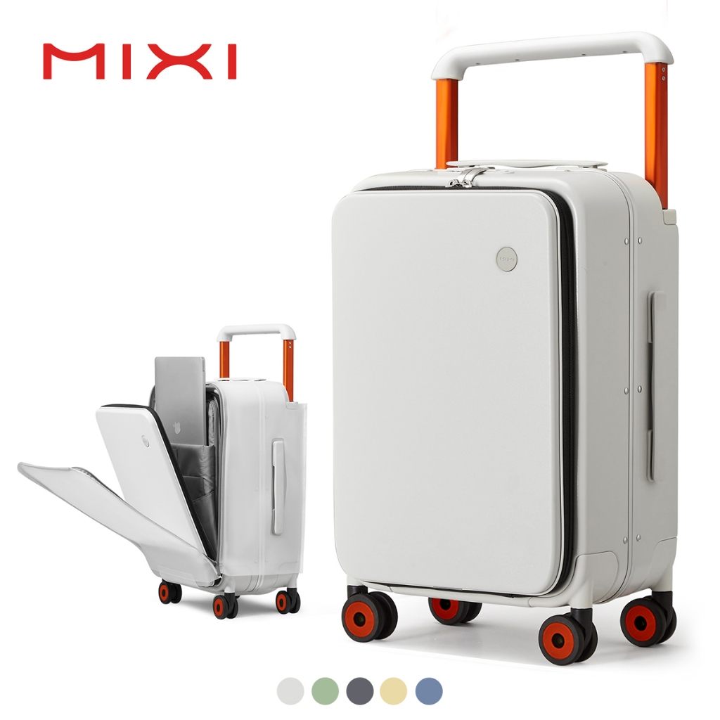 Mixi TSA รหัสผ่านกระเป๋าเดินทางด้านหน้ากว้างด้านข้าง (20/24")KM9275 | Shopee Thailand