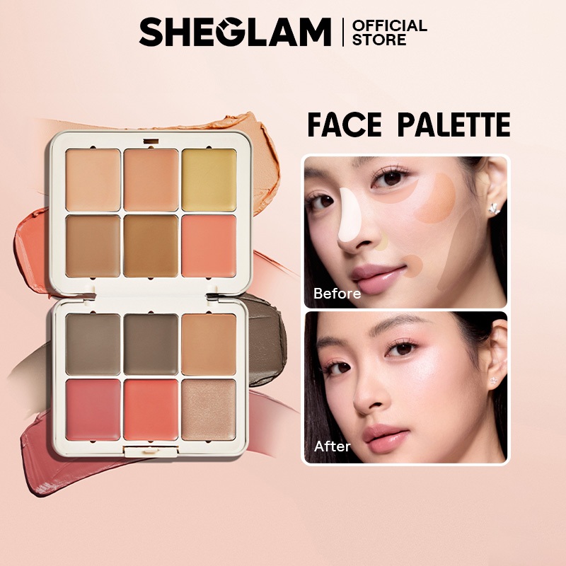 Sheglam All About That Face Multifunctional Face Palette คอนซีลเลอร์ ...