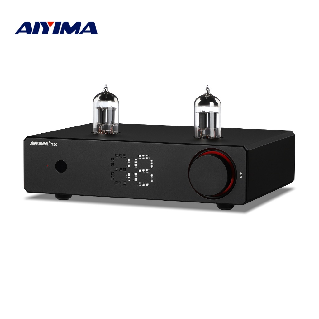 AIYIMA T20 หลอดสูญญากาศ Preamplifier ECC83 Fully balanced Preamp RCA XLR อินพุต HiFi สเตอริโอ ...