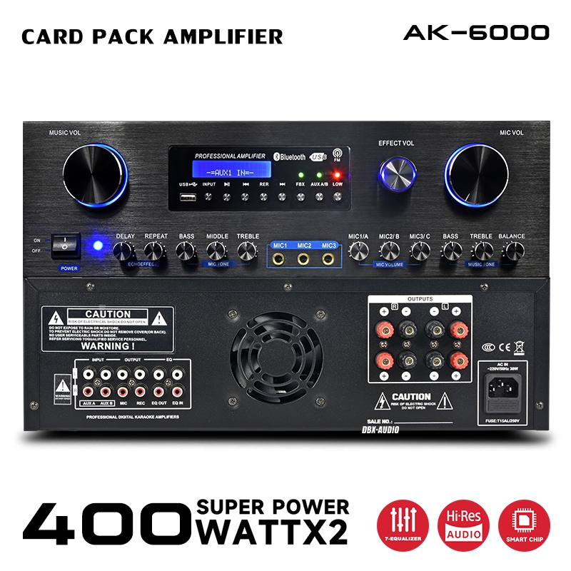 YAMAHA AK5000/AK6000 Home Karaoke Bluetooth Power Amplifier All-in-One ...