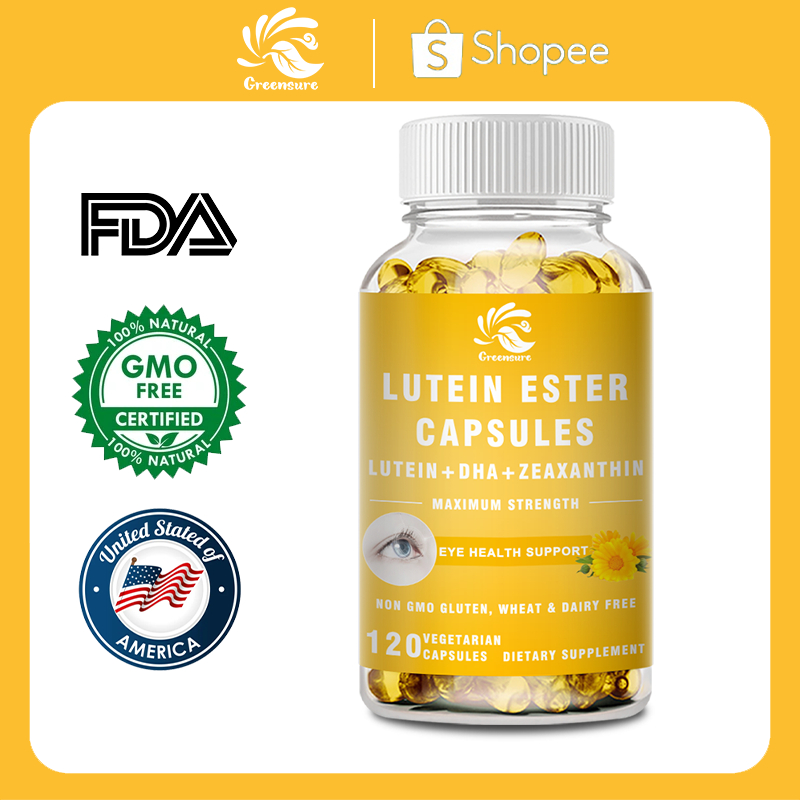 LUTEIN ESTER CAPSULES พร้อม Zeaxanthin Extract รองรับความเมื่อยล้าของดวงตา, สารต้านอนุมูลอิสระ ...