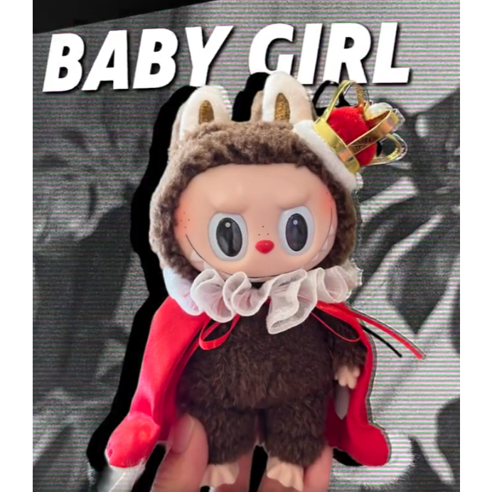 POP MART LABUBU Chess Adventure Series King Little King Pendant 1: 1 ...