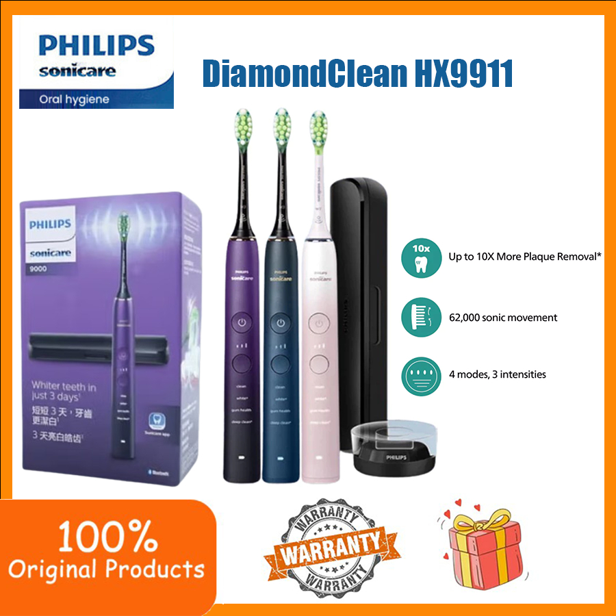 PHILIPS HX9911 Diamond electric toothbrush with intelligent sound wave ...