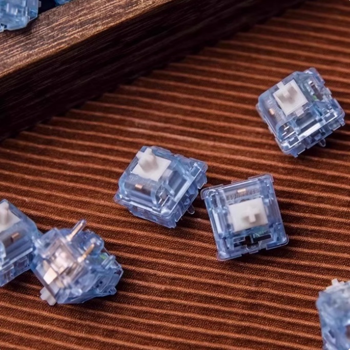 EPOMAKER Blue Gem Switch HIFI Mahjong Sound Actor Linear Customization ...