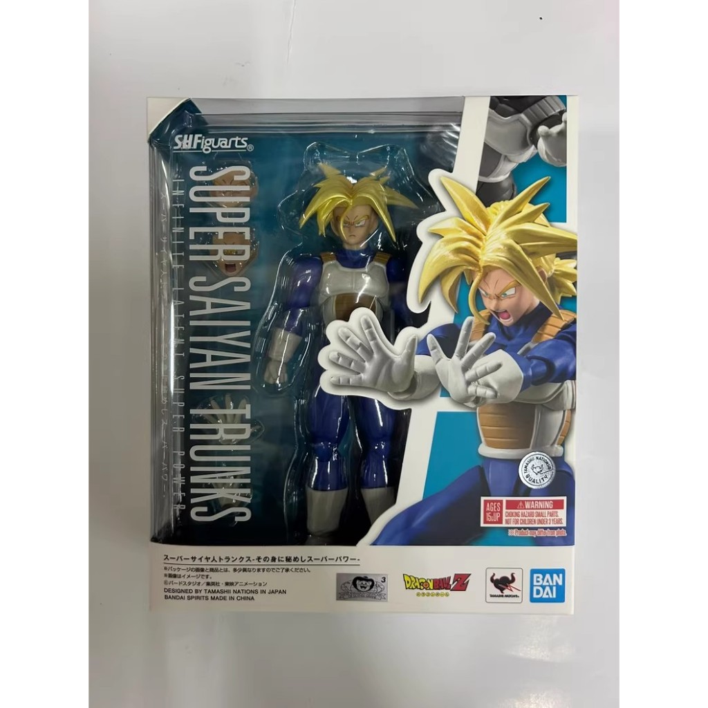 Bandai SHF Dragon Ball Z Super Saiyan Trunks แอ็คชั่นฟิกเกอร์ซุปเปอร์ ...