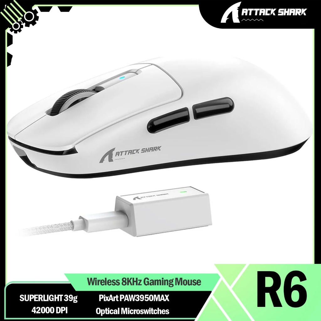 High DPI Mouse ATTACK SHARK X8ULTRA Wireless Gaming Mouse - 42000 DPI ...