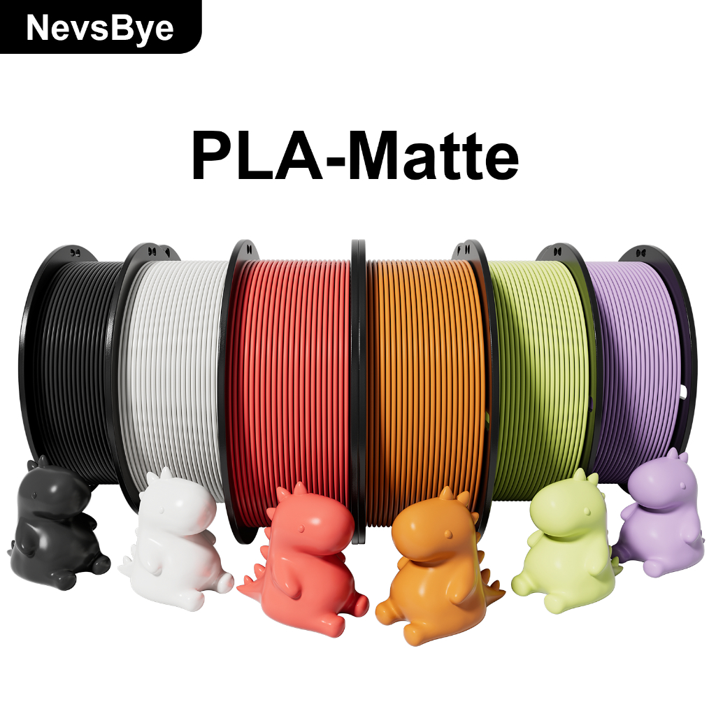 PLA Matte 3D Printer Filament 1.75mm Dimensional Accuracy +/- 0.03 mm ...