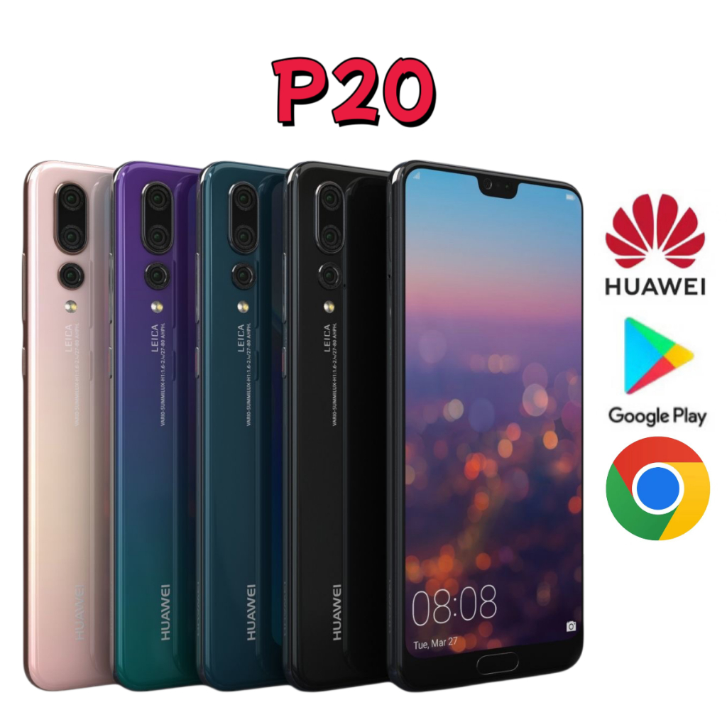 Original Huawei P20 6+128G ลายนิ้วมือ NFC ขนาด 5.8 นิ้ว 3400 mAh 20.0PM 90% ใหม่/มือสอง | Shopee ...
