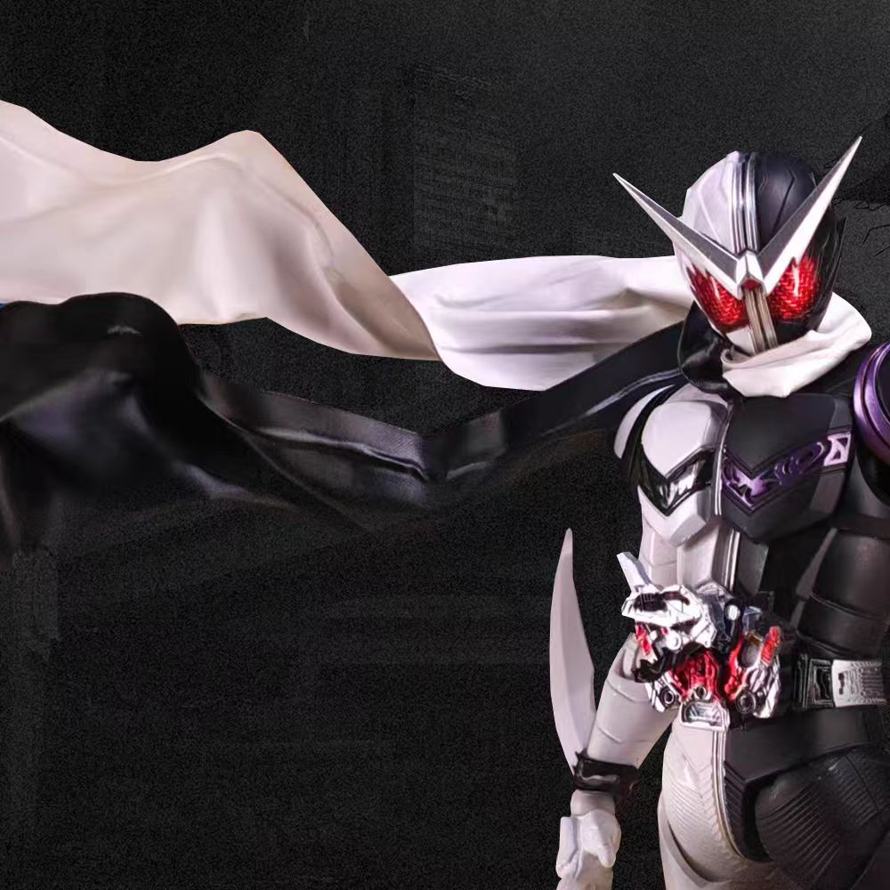 SHF Real Bone แกะสลัก Kamen Rider W Fang Ace Fengdu Detective Scarf ...