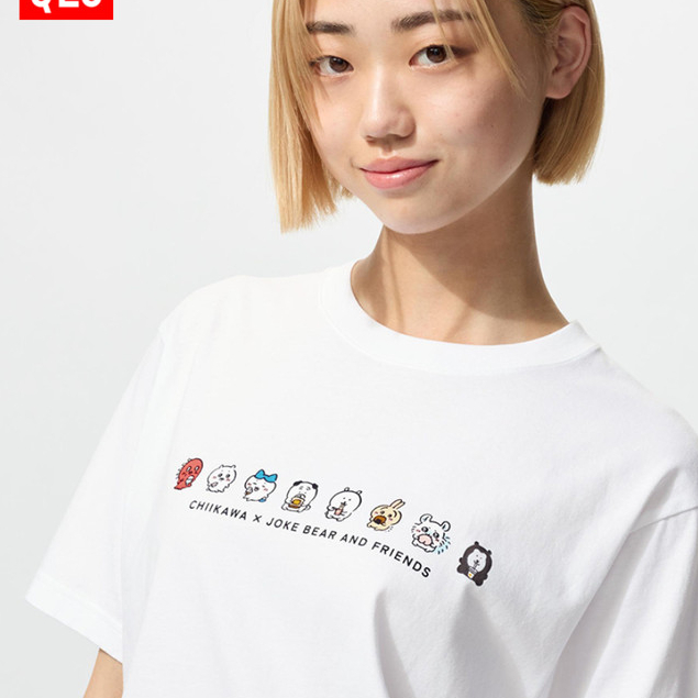 Uniqlo UT Chikawa เสื้อยืดแขนสั้นพิมพ์ลายสำหรับผู้หญิงและผู้ชาย พร้อม ...