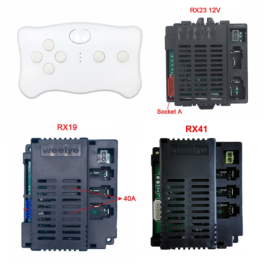 Weelye RX23/RX19/RX41 12V กล่องควบคุมตัวรับสัญญาณเมนบอร์ดอุปกรณ์เสริม ...