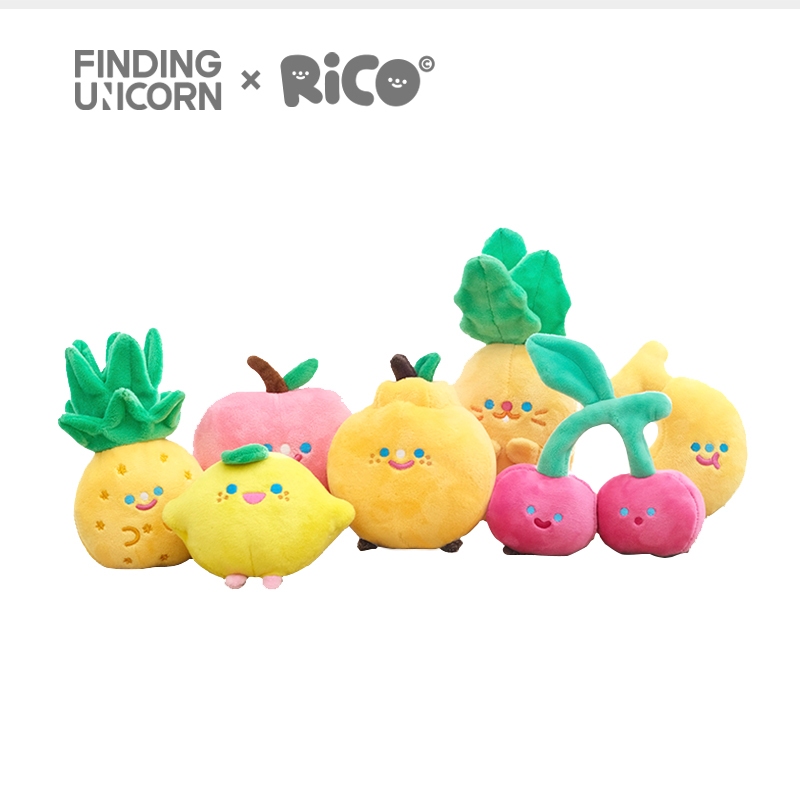 FINDING UNICORN RiCO Pet Fruit Series Toy Blind Box（Whole Set 6PCs ...