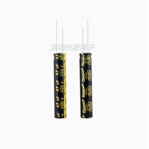 2-5PCS ความถี่สูงความต้านทานต่ํายาว Life Electrolytic Capacitor สีดํา ...