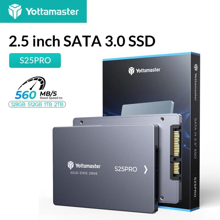 Yottamaster S25 PRO SATA SSD 128GB 256GB 512GB 2.5′′ ไดรฟ์ Solid State ภายใน HDD สําหรับ PC ...