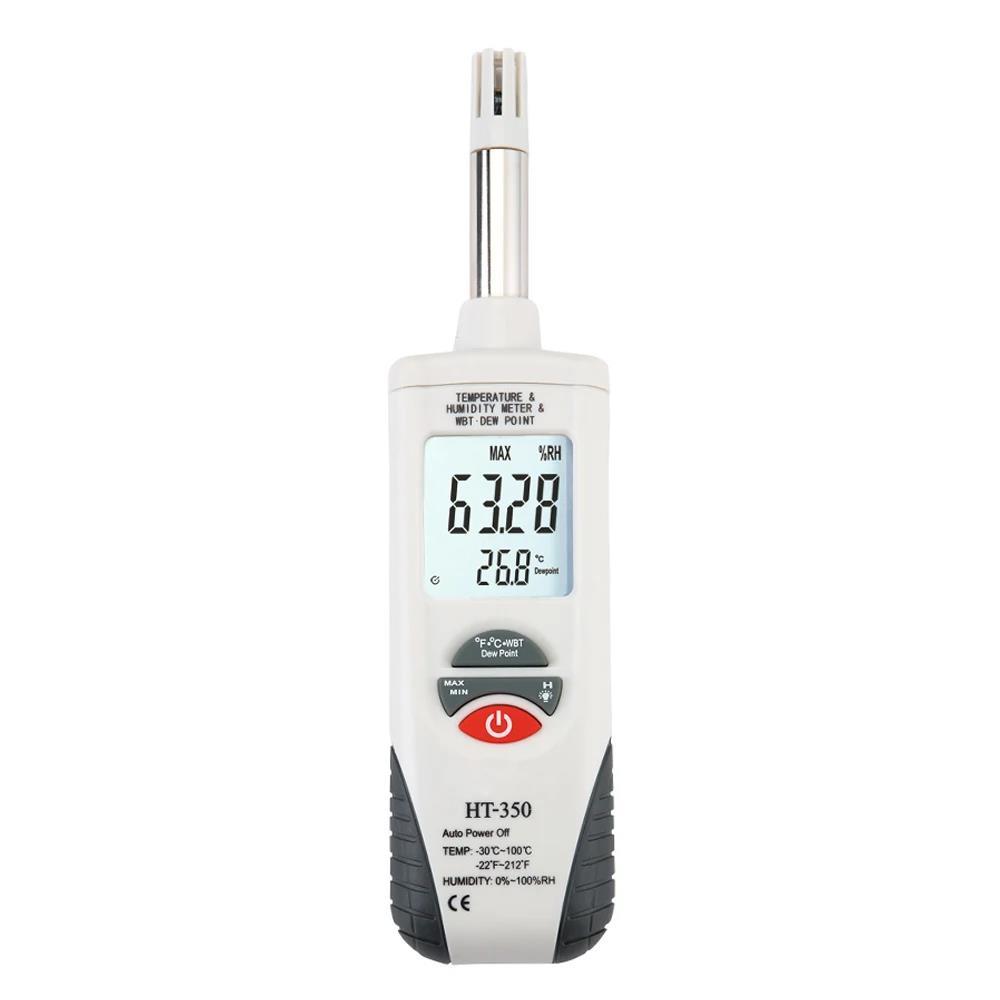 HTI HT-350 เครื่องวัดอุณหภูมิดิจิตอลแบบใช้มือถือในครัวเรือนเครื่องวัด ...