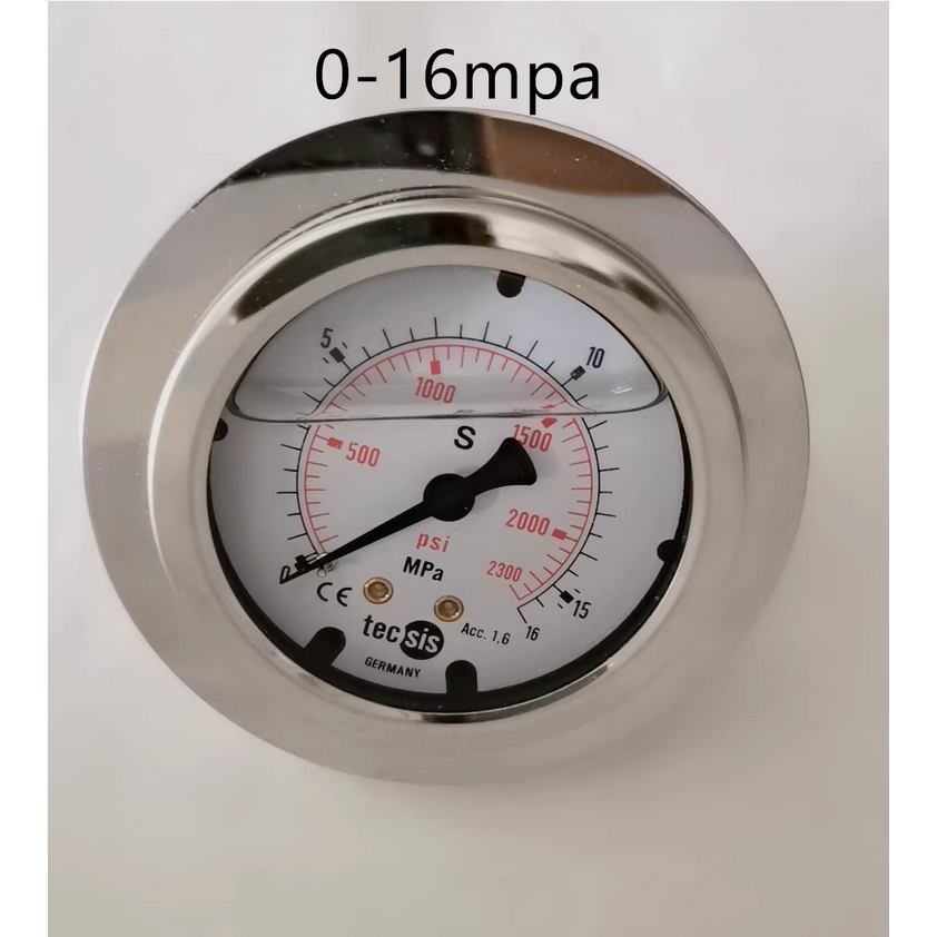 Tecsis Axial Oil Pressure Gauge/มาตรวัดไฮดรอลิก 16/25/40Mpa | Shopee Thailand