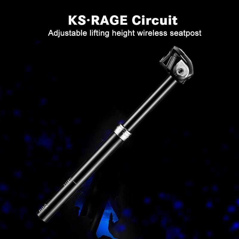 KS RAGE Circuit ปรับความสูงยกไร้สาย Seatpost 30.9/31.6 มม.ปรับความสูงจักรยาน Dropper Seatpost ...