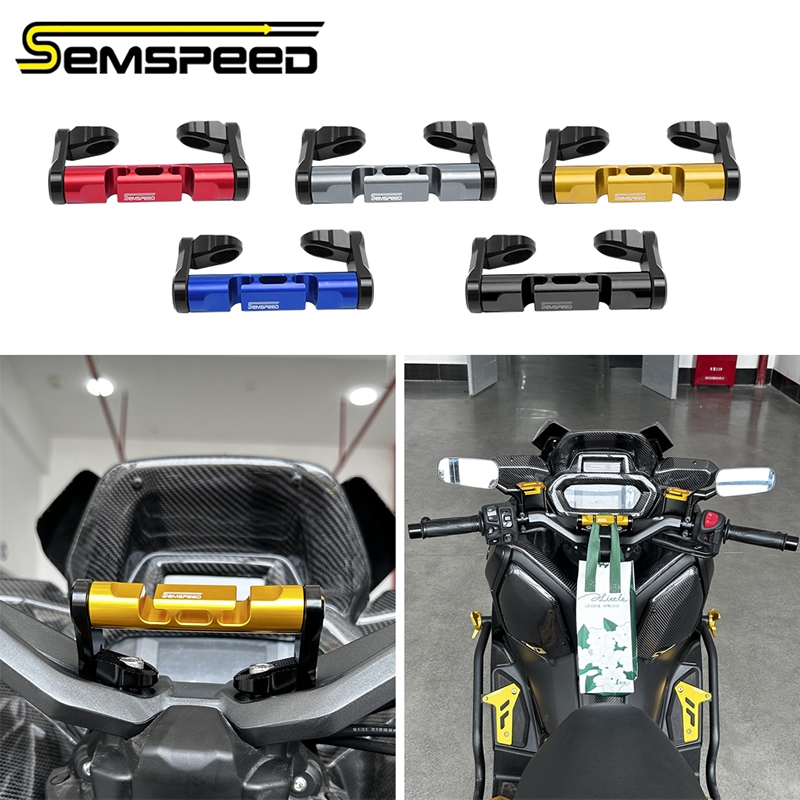 SEMSPEEDสําหรับYamaha XMAX NMAX ADV PCXรถจักรยานยนต์CNCมือจับCross Bar ...