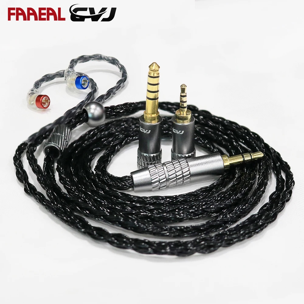 Faaeal CVJ 24 Strands Silver-plated อัพเกรดสาย 2.5 + 3.5 + 4.4 มม.เปลี่ยน Audioplug HiFi Sound ...