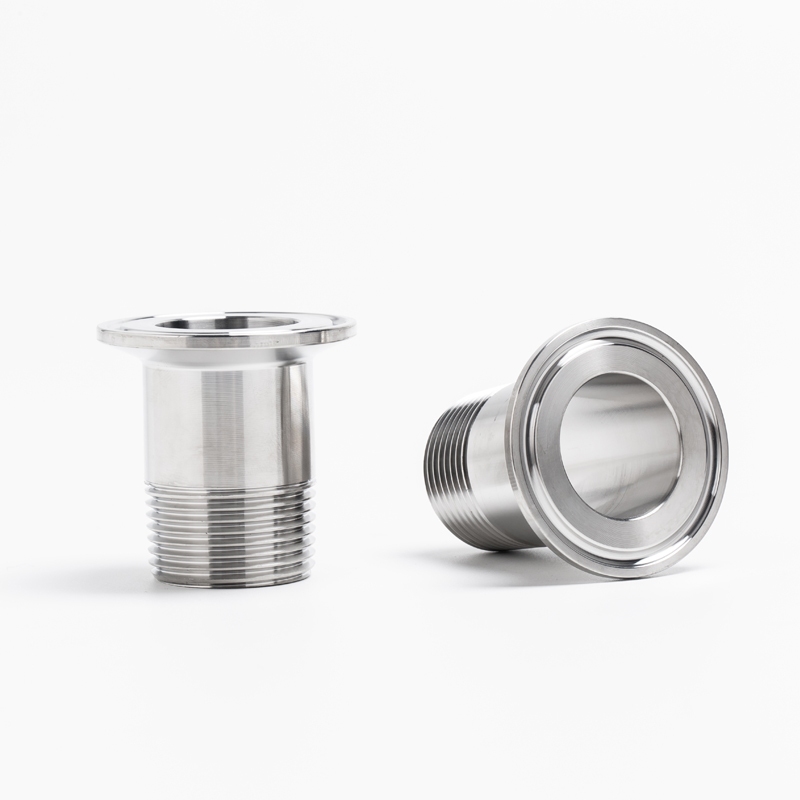 DN15 ถึง DN 32 K = 64 มม. 304 สแตนเลสสุขาภิบาลชายเกลียว Ferrule ท่อ ...