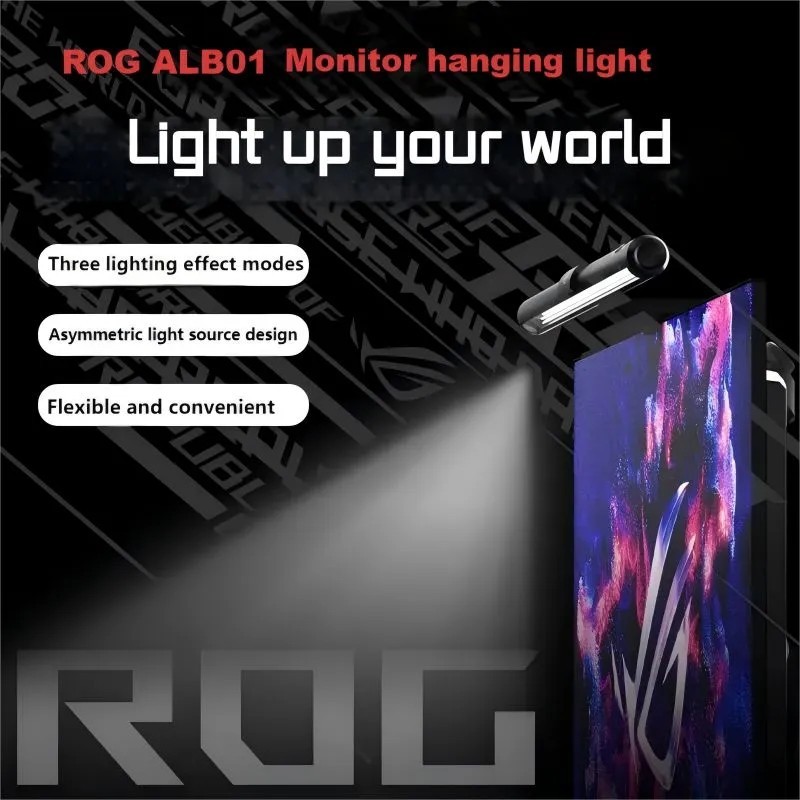 ROG Aura Monitor Light Bar ALB01 Screen Light แถบไฟอสมมาตร สามโหมดที่ ...