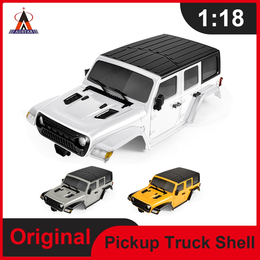 AUSTAR RC รถเชลล์ 1:18 ปลอกรถจําลอง Hard Body Pickup Body SHELL สําหรับ ...