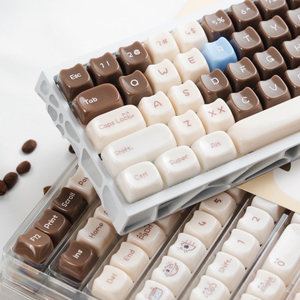 148 คีย์ MOA Mao Profile Keycaps ชุดหยกน่ารักความร้อนสําหรับ Cherry ...