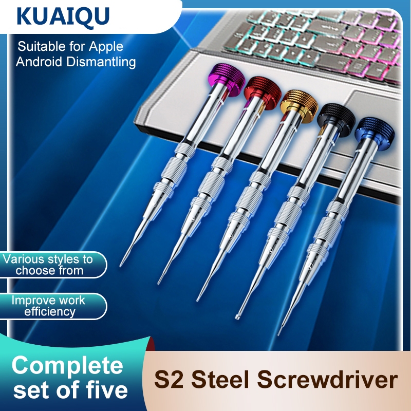 【COD】KUAIQU 1pc 5pcsไขควงซ่อมแท็บเล็ตโทรศัพท์มือถือความแม่นยำ for iPhone Samsung Xiaomi ไขควง ...