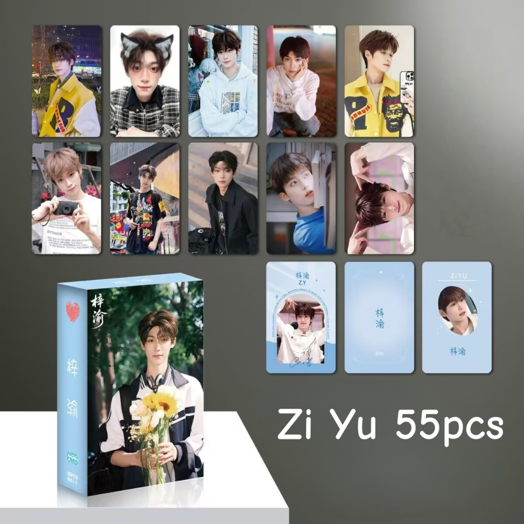 50-55pcs ละครจีน Revenged Love เลเซอร์โปสการ์ด Actor Tian Xuning Zi Yu โฮโลแกรม Lomo การ์ด Zhou ...