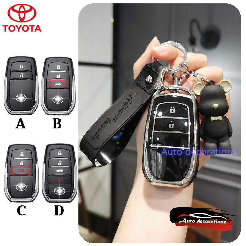 เคสกุญแจรถ Toyota Fortuner INNOVA GR SPORT Harrier Revo Chr Rocoo ปลอก ...