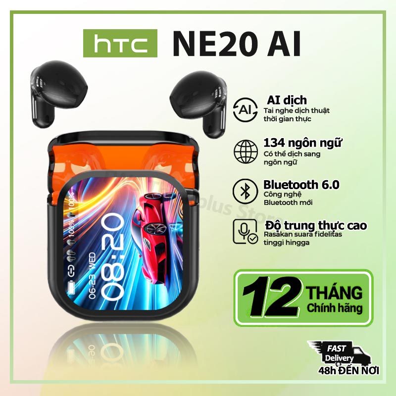 HTC NE20 AI Smart Headphones หูฟังแปลที่สามารถแปล 134 ภาษา Screen ...