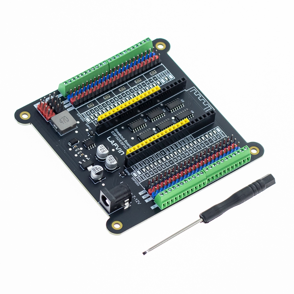 LAFVIN Breakout Board สําหรับ ESP32 ESP32-S3 WROOM, Terminal Block ...