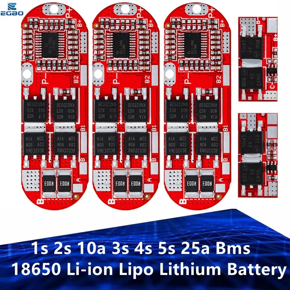BMS 1S 2S 10A 3S 4S 5S 25A Bms 18650 Li-ion Lipo แบตเตอรี่ลิเธียม ...