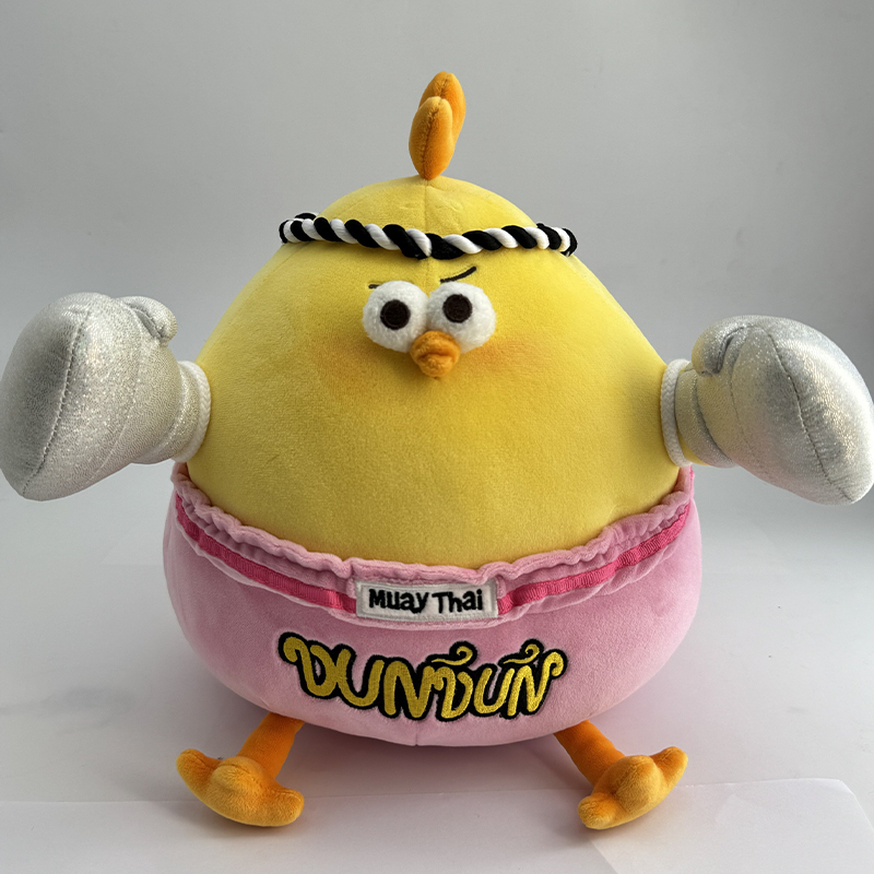Miniso X Dun Chicken Series ตุ๊กตามวยไทย Dundun Chicken 10 นิ้ว ...