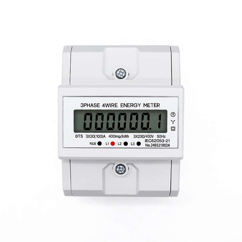 Din Rail 3Phase 4 สายจอแสดงผลดิจิตอล LCD Wattmeter การใช้พลังงานไฟฟ้า ...