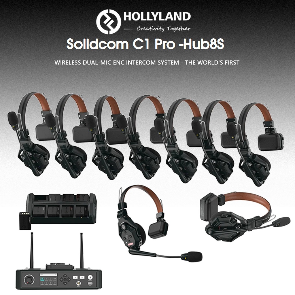 Hollyland Solidcom C1 Pro 8S HUB Full-Duplex Wireless DECT ระบบ ...