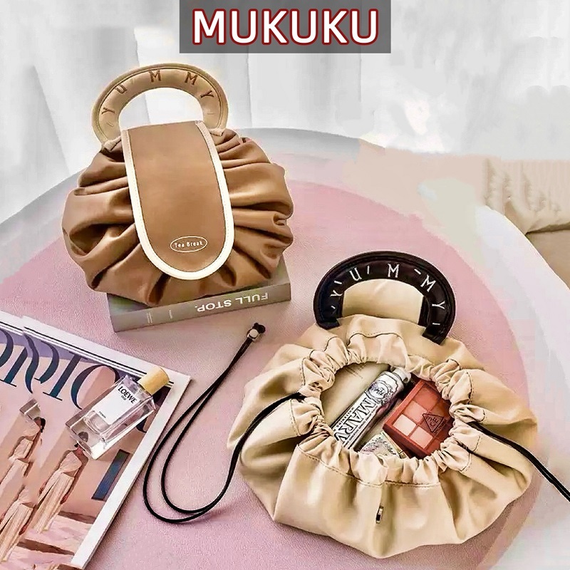 MUKUKU กระเป๋าคสอสีมินิมอล แบบเชือกรูด จุของได้เยอะ ใช้ใส่ของจุกจิกหรือ ...