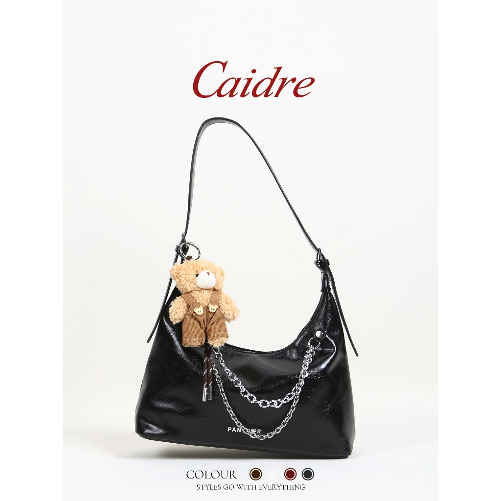 Caidre กระเป๋า Tote Bag สำหรับผู้หญิง ขนาดใหญ่ สีดำ ใช้งานได้หลากหลาย ...