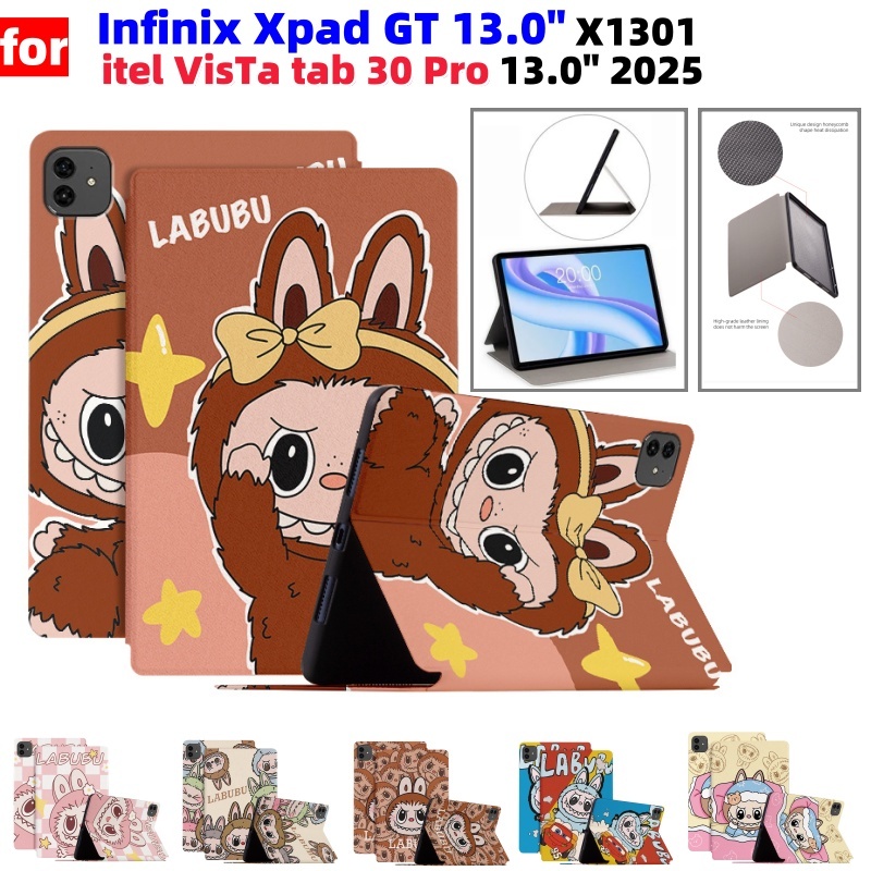 น่ารักการ์ตูนรูปแบบเหงื่อสําหรับ Infinix XPAD Xpad GT 13.0 "X1301 itel ...