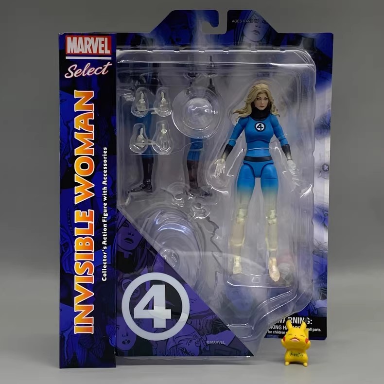 DST Marvel Select Fantastic Four Invisible Woman Action Figure | Shopee ...