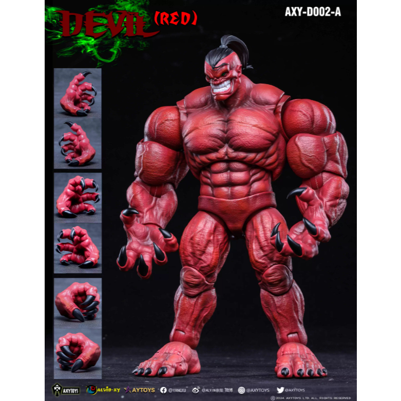 AXYTOYS 1/12 Devil Devil Advent Regular Edition Red Devil #002A แอ ...